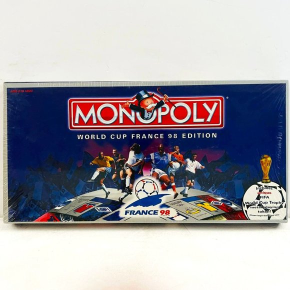 Hasbro | Games | Vintage Monopoly World Cup France 98 Edition Board ...